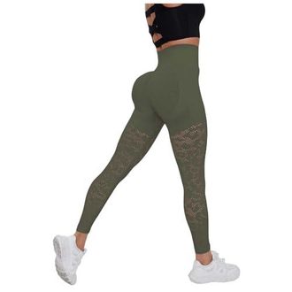 Generic Legging anti-cellulite pour femme - Compression 3D - Opaque - Taille haute - Amincissant - Pour la gym, le yoga, la course &agrave; pied - Contr&ocirc;le du ventre