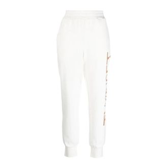 Twinset Logo-Seitensweatshirts und Hoodies - - Trousers - Damen - Wei&szlig; - S
