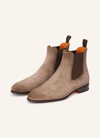 Santoni Chelsea-Boots Archerboot braun