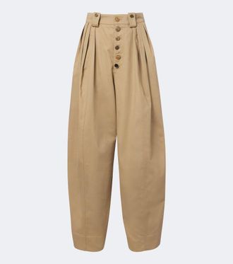 Chlo&eacute; Chlo&eacute; Pantalon ample en coton &agrave; ornements