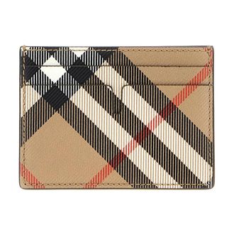 Burberry Haymarket Check Kartenetui - - Accessories - Herren - Beige - ONE SIZE