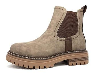 Laufsteg M&uuml;nchen Chaussures pour femme avec fermeture &eacute;clair - Marron - Loisirs, beige, 37 EU