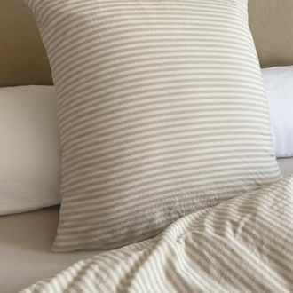 Kadolis Taie doreiller Percale de Coton Bio ray&eacute;