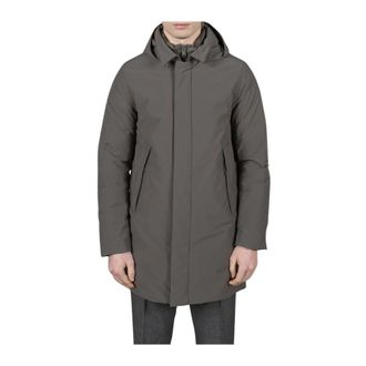 Hetreg&oacute; Edgar Parka - - Coats - Herren - Grau - L