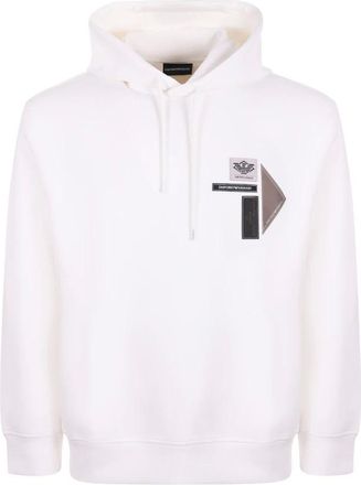 Emporio Armani Homme, Sweatshirts et sweats &agrave; capuche, Blanc, Taille: S SweaT-shirts &agrave; capuche