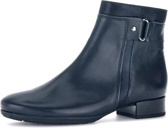 Gabor Damen Ankle Boots, Frauen Stiefeletten,Komfortable Mehrweite (H),knöchelhoch,reißverschluss,Stiefel,Midnight (Micro),37 EU / 4 UK