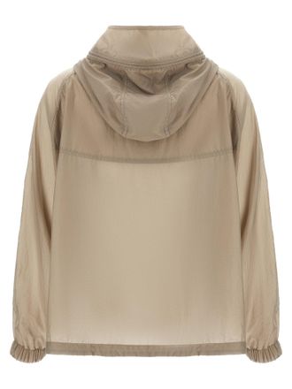 Moorer Wrinkled Technical Windbreaker - Beige