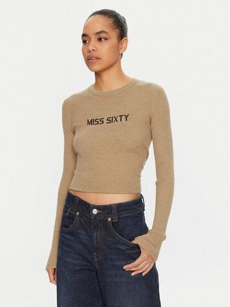 Miss Sixty Pullover 6L3RJ7291000 Braun Slim Fit