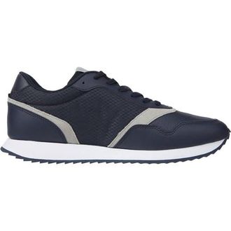 Tommy Hilfiger Homme Runner Evo LTH Mix FM0FM04887 Baskets de Running, Bleu (Desert Sky), 46 EU
