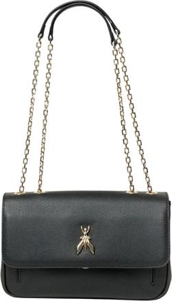 Patrizia Pepe Sac &agrave; bandouli&egrave;re avec logo - Femme - Sacs - Noir - Taille: ONE Size