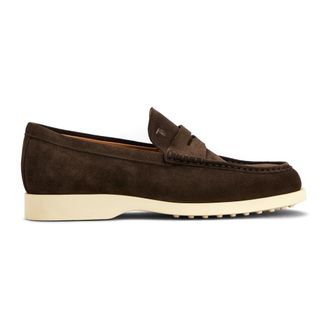 Tod's Homme, Chaussures, Brun, Taille: 41 1/2 EU Mocassins en daim