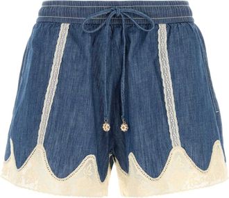Zimmermann Femme, Shorts, Bleu, Taille: 34 FR Short Shorts