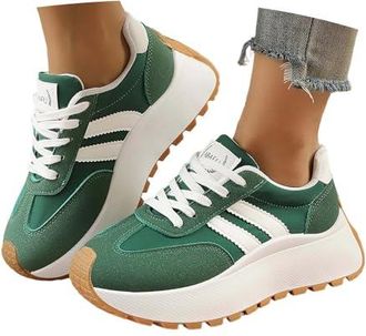 Generic f&eacute;minines Confortables pour Un Usage Quotidien avec Semelle Souple et Rembourrage l&eacute;ger (Green, 40)