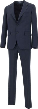 Tagliatore Homme, Costumes, Bleu, Taille: M Costume Deux Pi&egrave;ces En M&eacute;lange De Laine Stretch