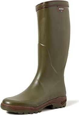 Aigle Homme Parcours 2 Chaussant Bottes-de-chasse Bottes-caoutchouc-de-chasse, Kaki, 38 EU