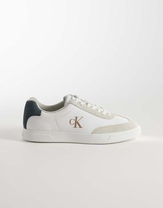 Calvin Klein Baskets &agrave; semelle moul&eacute;e - Blanc/gris