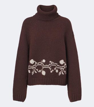 Moncler Rollkragenpullover aus einem Alpakawollgemisch