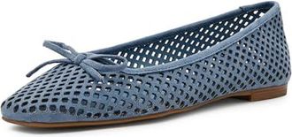 Anne Klein Ballerines plates Anna-p pour femme, bleu, 37.5 EU