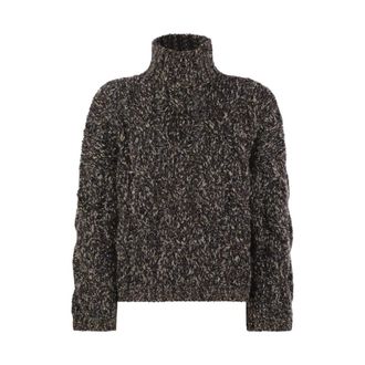 Brunello Cucinelli Chin&eacute; Rollkragenpullover - - Knitwear - Herren - Braun - S