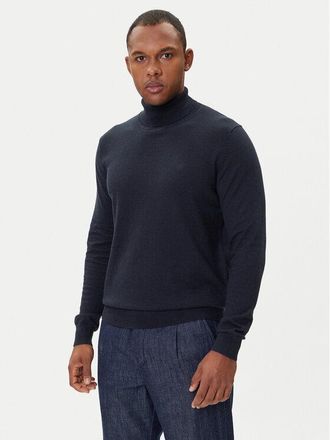 Bugatti Rollkragenpullover 7700-85520D Dunkelblau Regular Fit