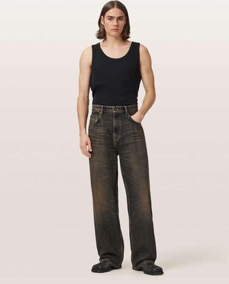 AllSaints Rivet - Jean souple - Marron d&eacute;lav&eacute;