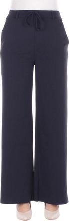 Max Mara Femme, Pantalons, Bleu, Taille: 38 FR Wide Pantalons