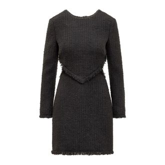 Del Core LS Mini Kleid - - Dresses - Damen - Schwarzk - 2XS