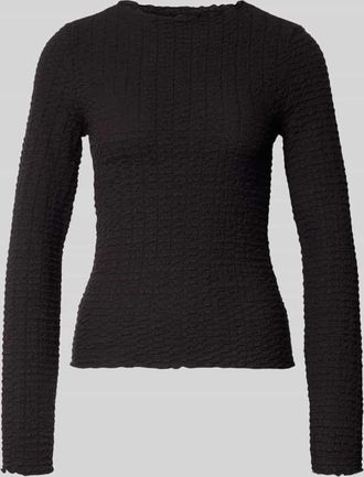 Vero Moda Regular Fit Langarmshirt aus Baumwoll-Mix Modell ZIA