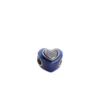 Pandora Charm Cuore Blu Girevole - - Accessories - Damen - Blau - ONE SIZE