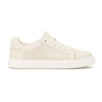 Kazar Bequeme Herren-Sneaker mit perforiertem Obermaterial - - Shoes - Herren - Wei&szlig; - 45 EU