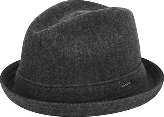 Kangol Herren M&uuml;tze, Wool Player, GR. X-Large (Herstellergr&ouml;&szlig;e: X-Large), Grau (Dark Flannel)