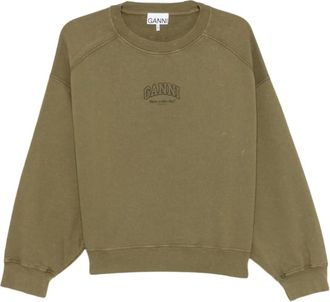 Ganni Sweatshirts - - Sweatshirts & Hoodies - Damen - Gr&uuml;n - XS