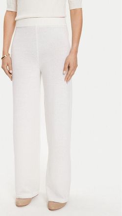 Max Mara Strickhose Epopea 24263360 Weiß Relaxed Fit