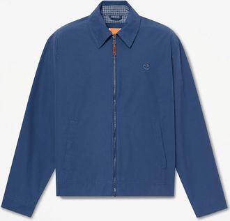 Timberland Strapazierf&auml;hige, wasserabweisende Stratham-Bomberjacke aus Baumwolle f&uuml;r Herren in Dunkelblau, Herren, Blau, Gr&ouml;&szlig;e