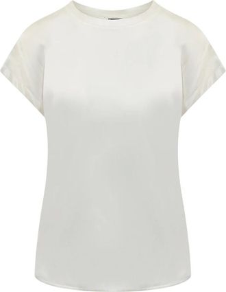 Pinko Pinko, Femme, Tops, Blanc, Taille: 40 FR Silk Blouse