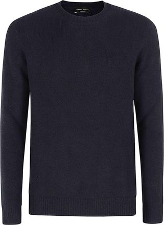 Roberto Collina Pullover mit Rundhalsausschnitt - Blau