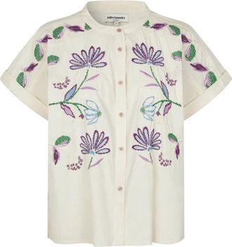 Lollys Laundry Femme, Blouses et Chemises, Beige, Taille: 40 FR Shirt