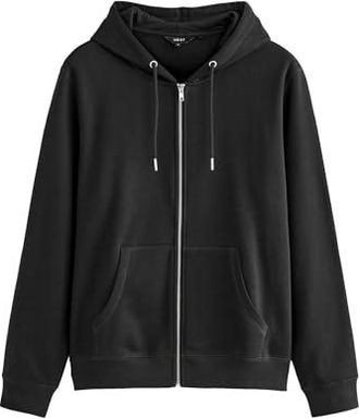 Next Homme Veste à Capuche zippée Noir XL