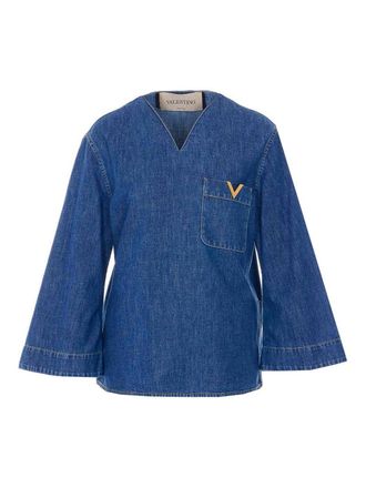 Valentino Garavani Chemise - Bleu