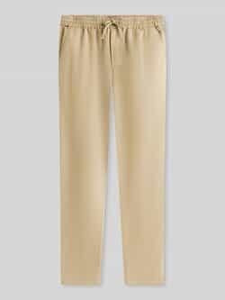 Tommy Hilfiger Tapered Chino aus Leinen-Mix mit Tunnelzug Modell HARLEM