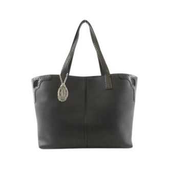 Cartier Pre-owned Marcello calf snake bag - - Pre-owned - Damen - Schwarzk - ONE SIZE