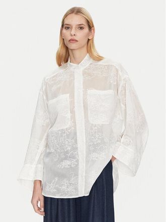 Munthe Hemd Fortunato 251104025135 Weiß Relaxed Fit