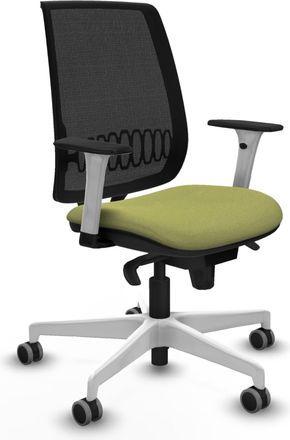 Piqueras y Crespo Drehstuhl mit Alarmen und h&ouml;henverstellbarer Lendenwirbelst&uuml;tze. Ausgestattet mit 5 Positionen und injiziertem Schaum. Mit Rollen von 65 mm Parkett. S