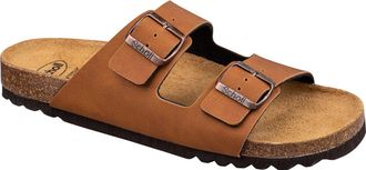 Scholl Herren Julien Sandale, Whisky, 40 EU