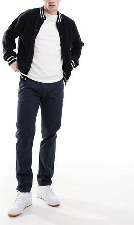 Levi's XX Chino - St&uuml;ckgef&auml;rbte Twill-Hose in Marineblau mit geradem Schnitt