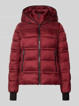 Michael Kors Steppjacke mit Kapuze und Rei&szlig;verschlusstaschen