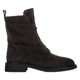 Estro & Luminara Velours Winter Stiefeletten - - Shoes - Damen - Braun - 39 EU