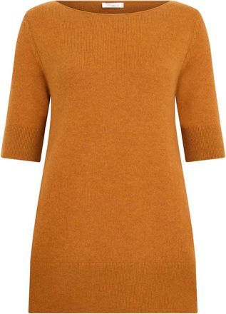 Malo boat-neck T-shirt - Orange