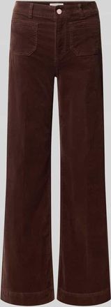 Christian Berg Wide Leg Hose mit aufgesetzten Taschen