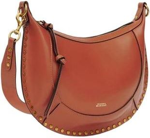 Isabel Marant Sac &agrave; main Naoko &agrave; clous en cuir lisse